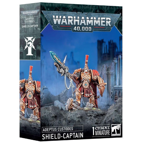 Buy Warhammer 40K Adeptus Custodes Shield Captain - MyDeal Australia