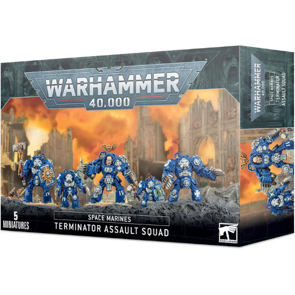 Buy Warhammer 40K Space Marines Terminator Assault Squad - MyDeal Australia